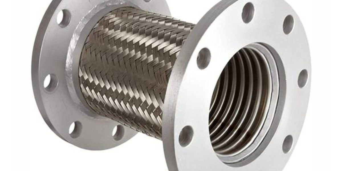Easyflex Stainless Steel Braided Pump Connector With Flange, Drilling: