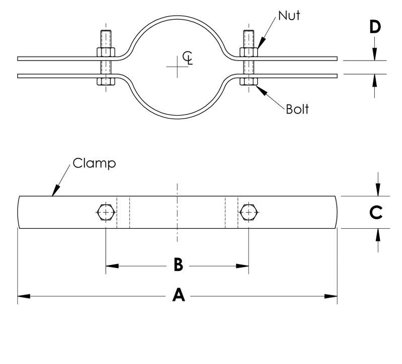 Easyflex VibraSystems Pipe Riser Clamp