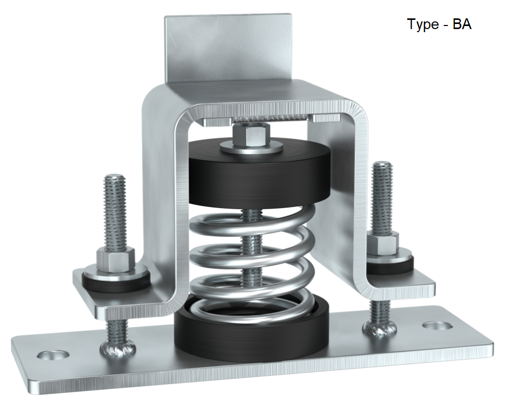Easyflex VibraSystems Spring Isolator/Restrainer, 2 Inch Deflection